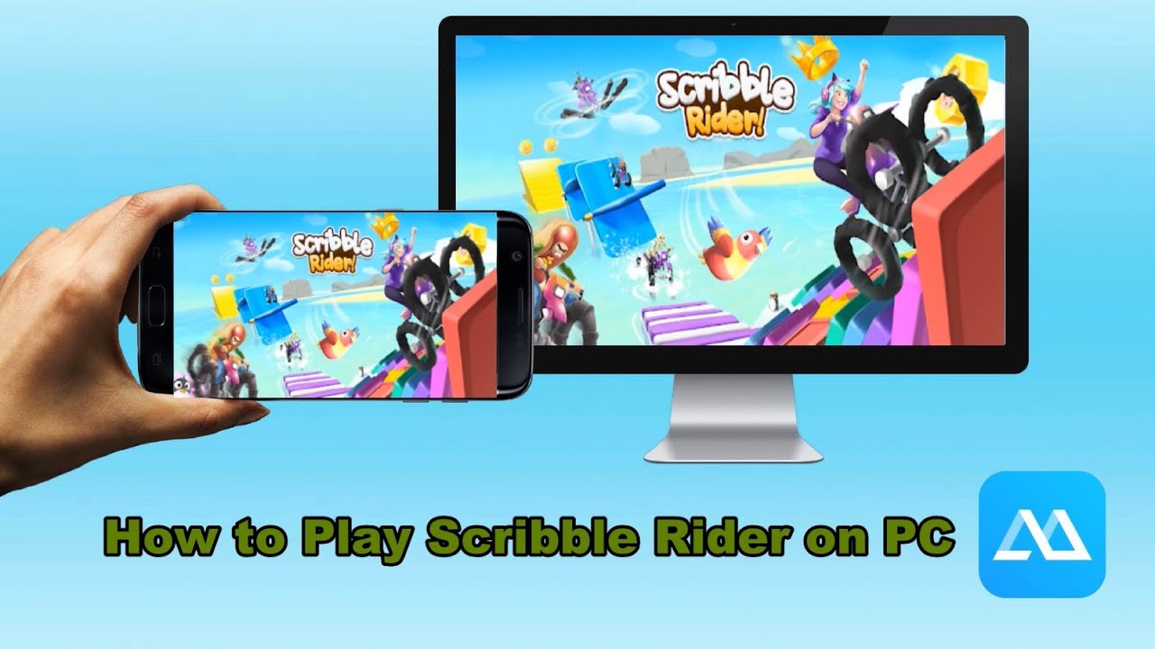 How to Play Scribble Rider on PC - YouTube