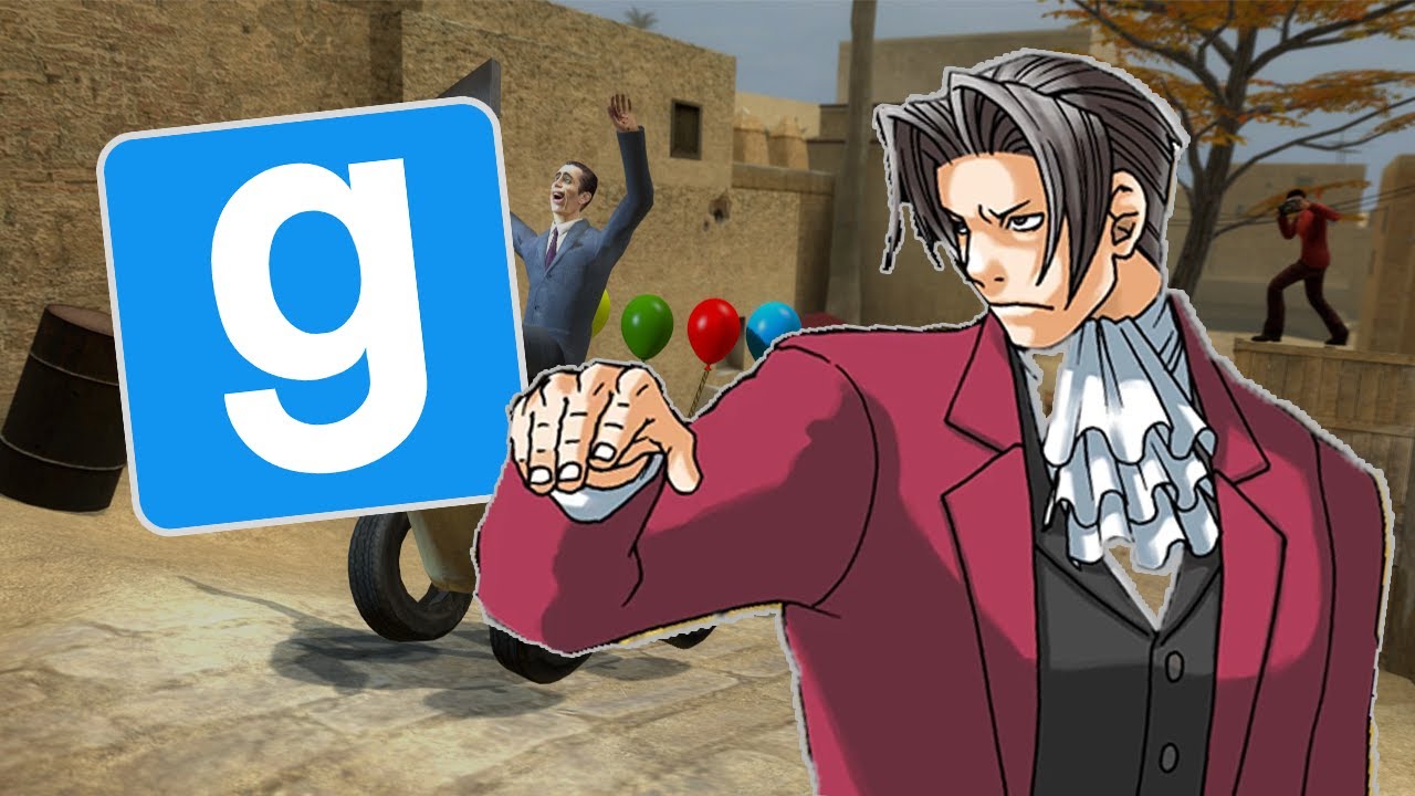 Спор про Garry's Mod (Ace Attorney) - YouTube