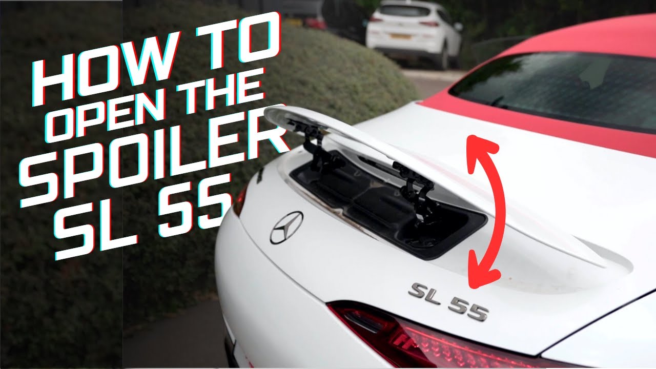 How To Work The Spoiler On Your Mercedes-Benz SL 55 Convertible AMG ...
