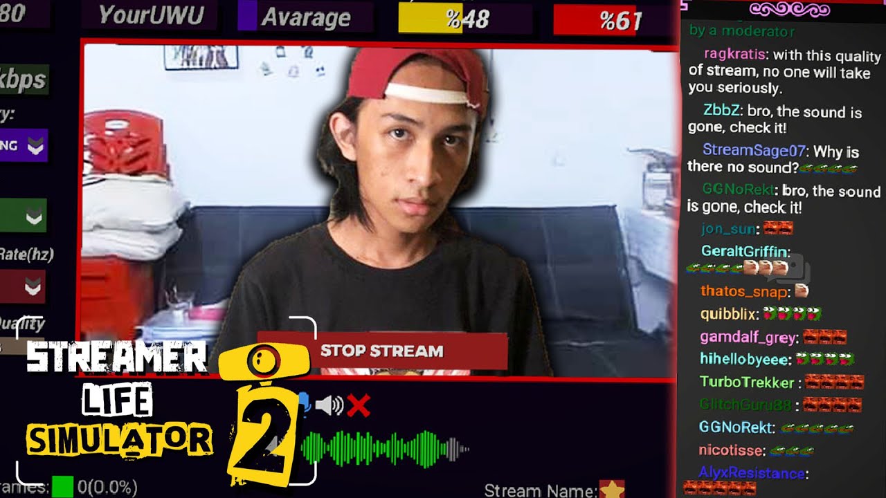 HEHEY AKU MENJADI STREAM PARTNER - STREAMER LIFE SIMULATOR 2 - YouTube