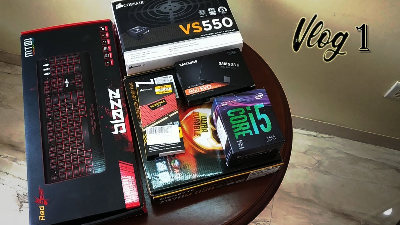 Pc Build Vlog 2018 | Intel Core I5 8400 | Gigabyte Z370 | Indian Gaming ...