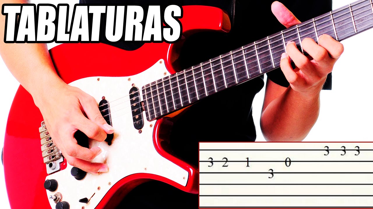 Aprende Como Leer Tablaturas de Guitarra Eléctrica en 3 minutos! Curso ...