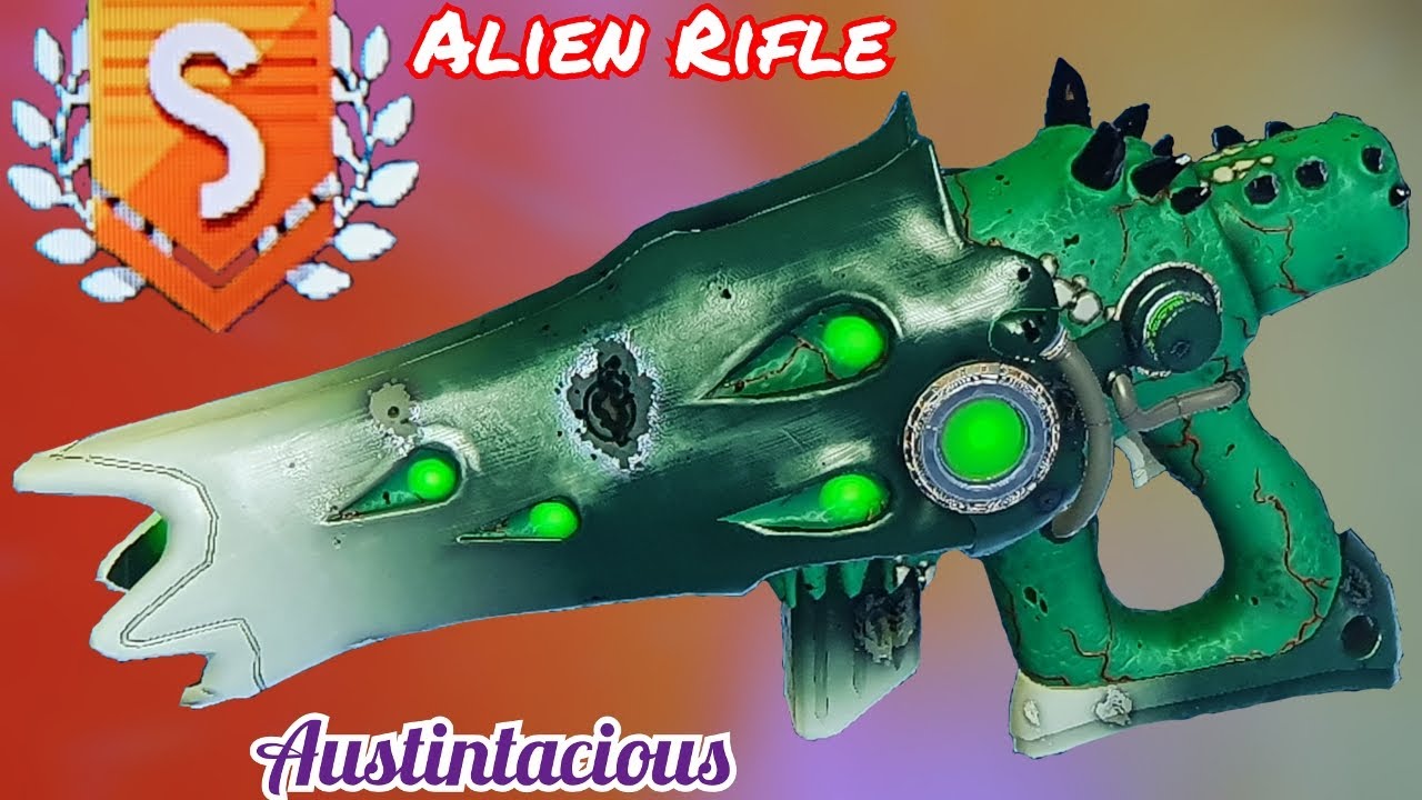 No Man's Sky | S-Class Alien Rifle Multitool | Green, Black & White ...