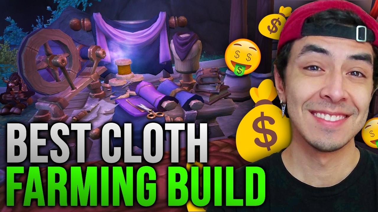 HOW TO CLOTH FARM! BEST TAILORING PROFESSION BUILD! World of Warcraft ...