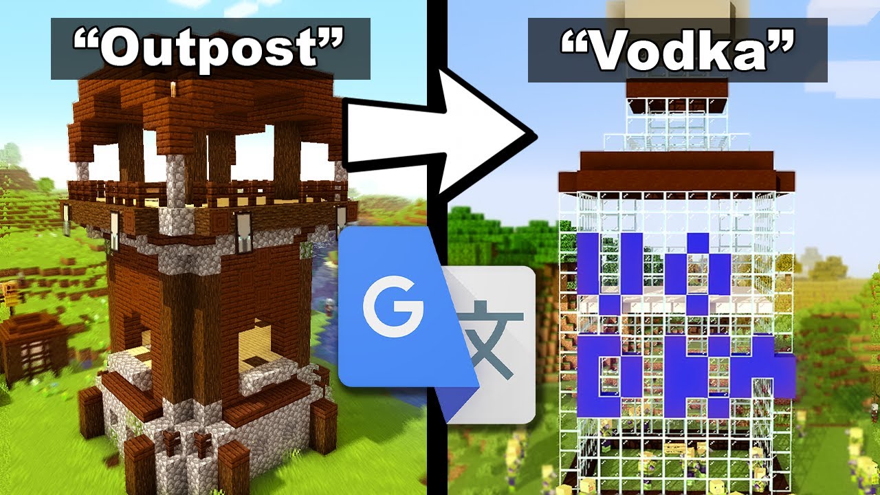 I Google Translated Minecraft Structures 1000 times - YouTube