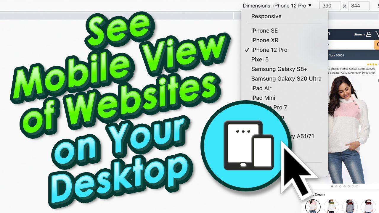 How Does A Mobile View Look Like On Your Desktop? - YouTube