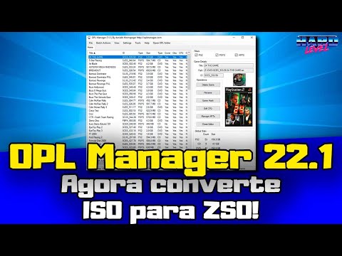 OPL Manager v22.1! Nova versão! A forma MAIS FÁCIL de converter ISO ...