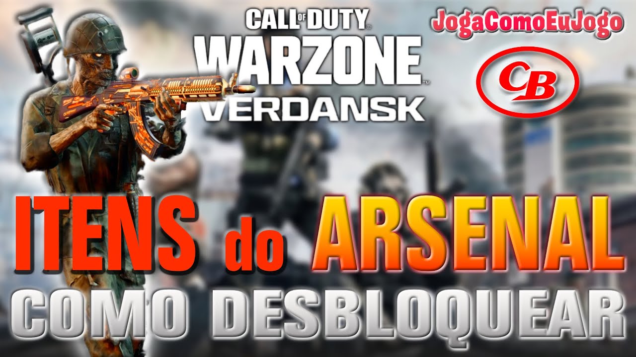 00003 - ARSENAL - Como DESBLOQUEAR e Equipar Itens - COD WarZone ...