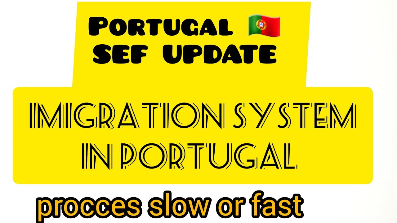 Portugal SEF IMMIGRATION system - YouTube