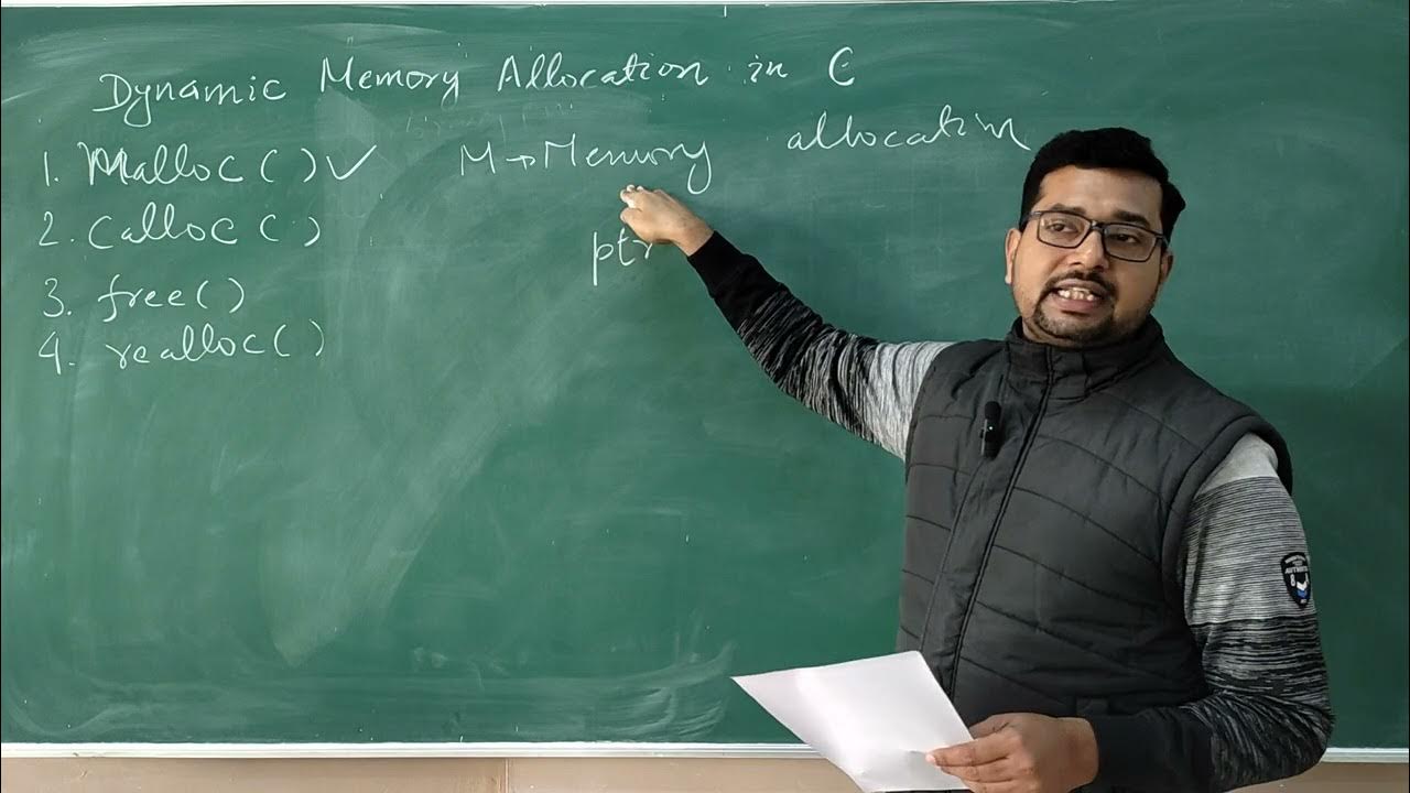 #DYNAMIC #MEMORY #ALLOCATION IN C| #CALLOC | #MALLOC | #REALLOC | #FREE ...