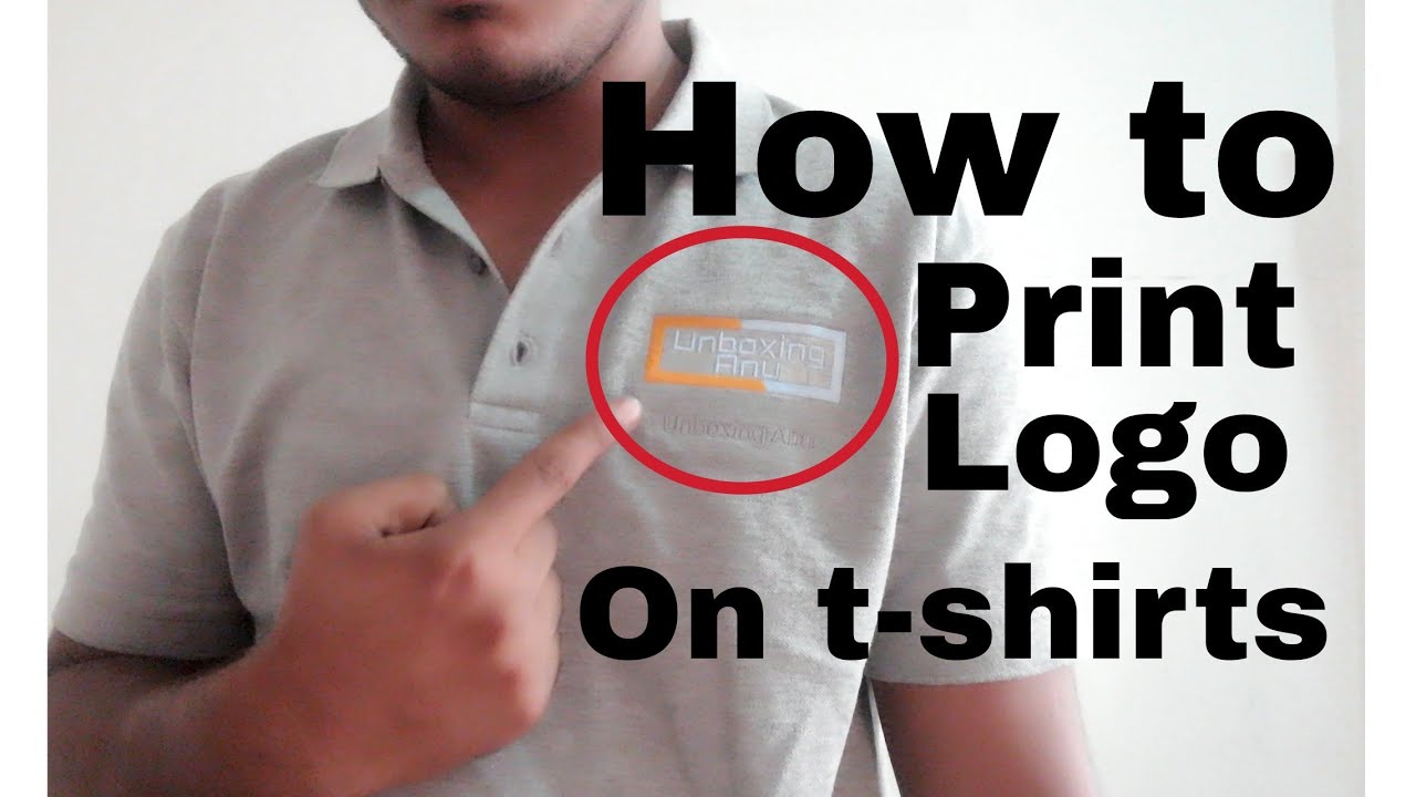 How To Print Logo On T shirts Online In Hindi YouTube How To Print Logo On T shirts Online In Hindi YouTube
