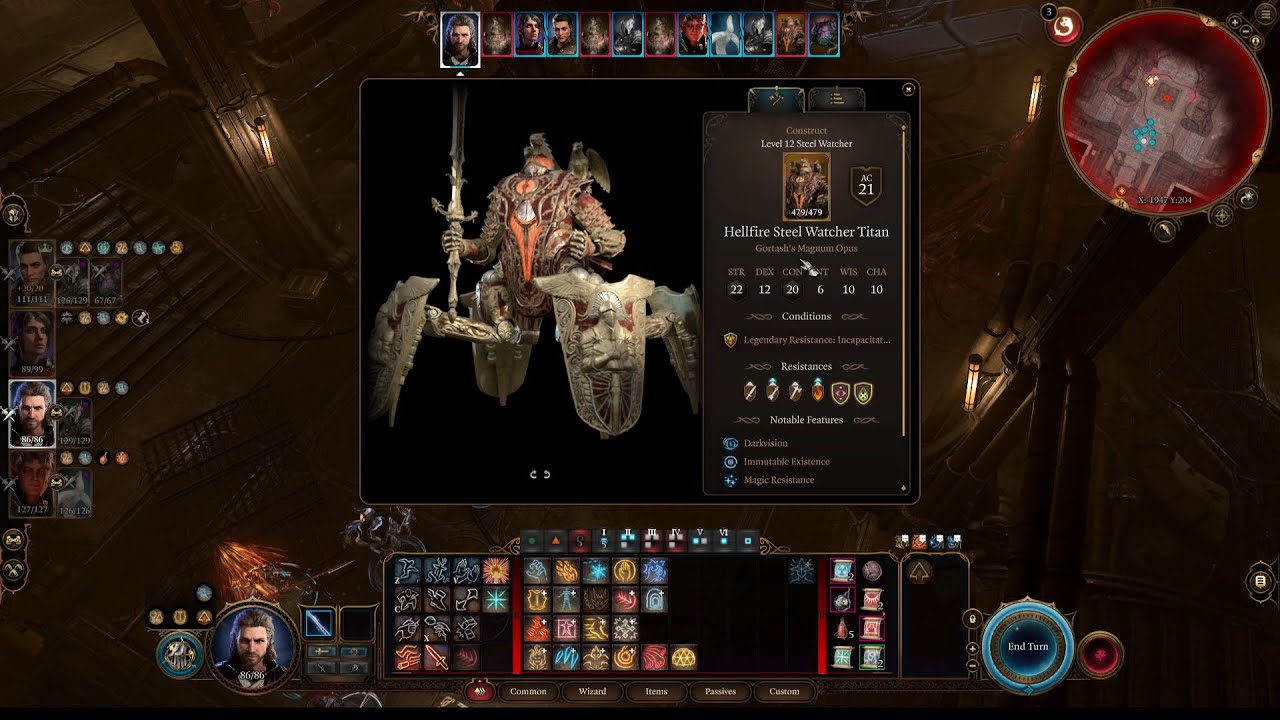 BG3:HM. Steel Watcher Titan Fight - YouTube