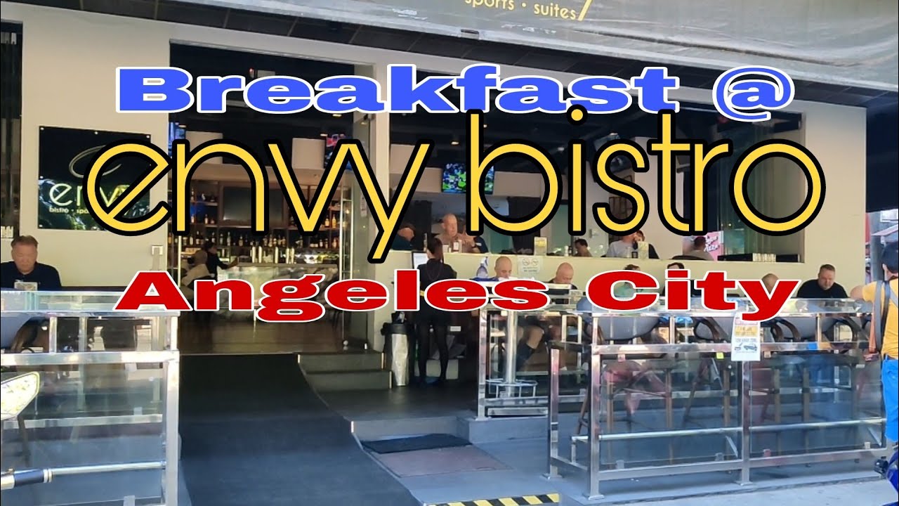 Breakfast at Envy Bistro, Fields Avenue Angeles City - YouTube