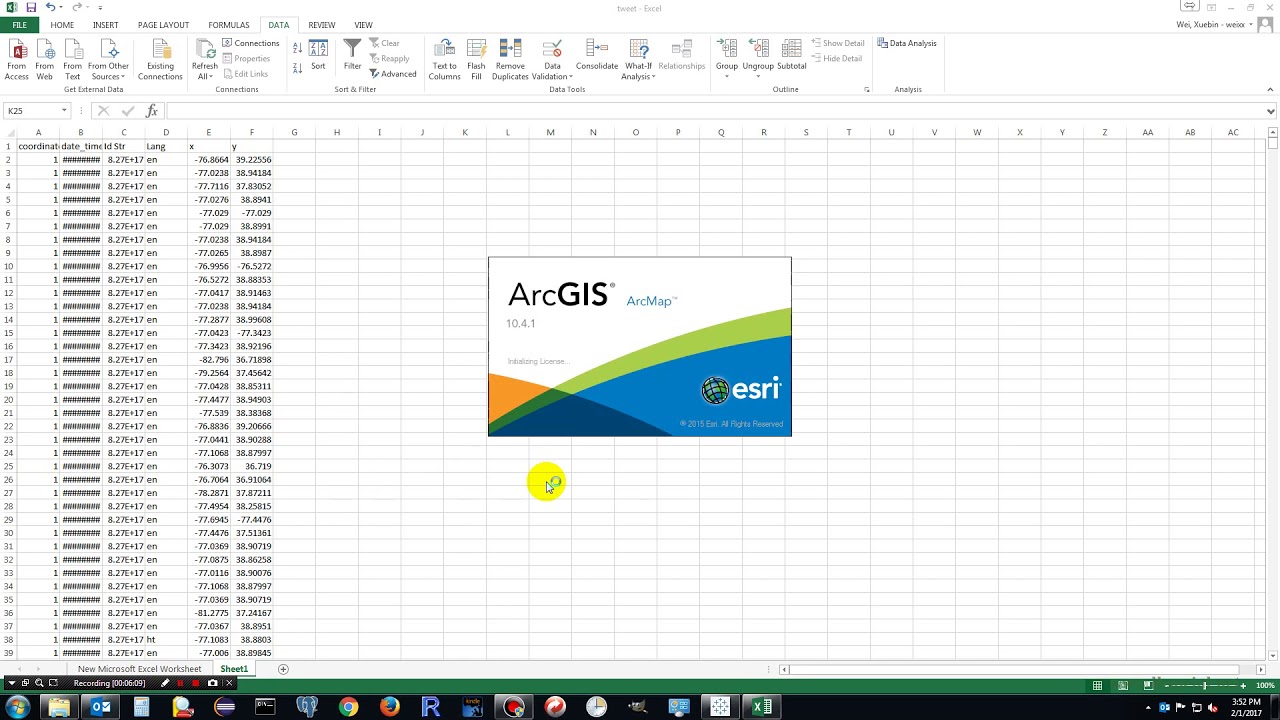 استخدم ArcGIS و Tableau لتصور حركات مستخدمي Twitter في الرسوم المتحركة ...