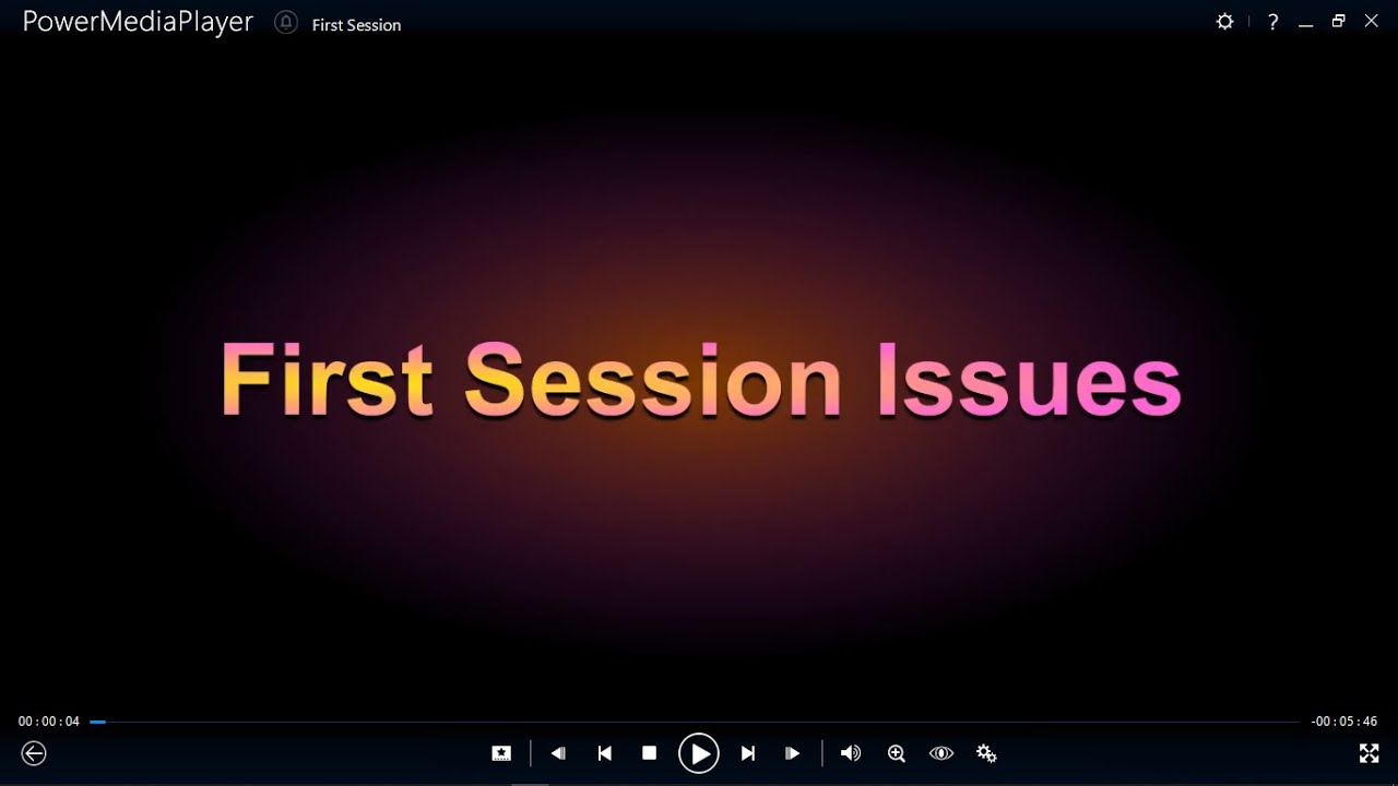 The First Session - YouTube