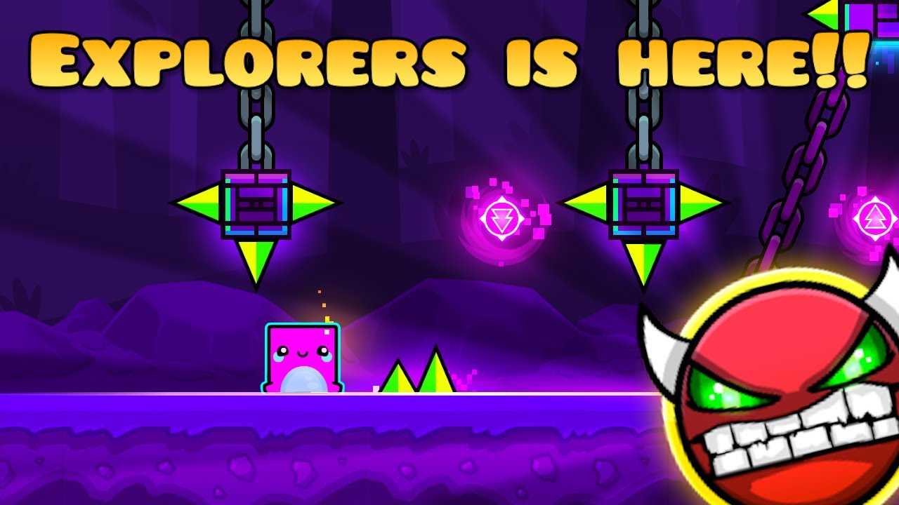 IT'S FINALLY HERE!! Explorers by RobTop - Geometry Dash - YouTube
