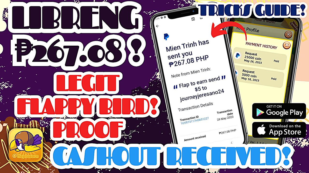 ₱267.08 [GCASH] Flappy Bird App with Tricks! | Live Withdrawal ...