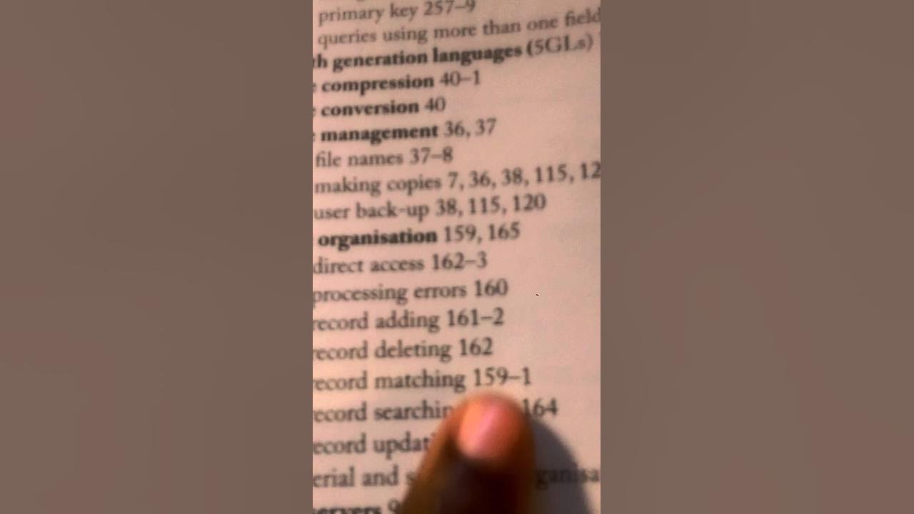 Index sequential file organization - YouTube