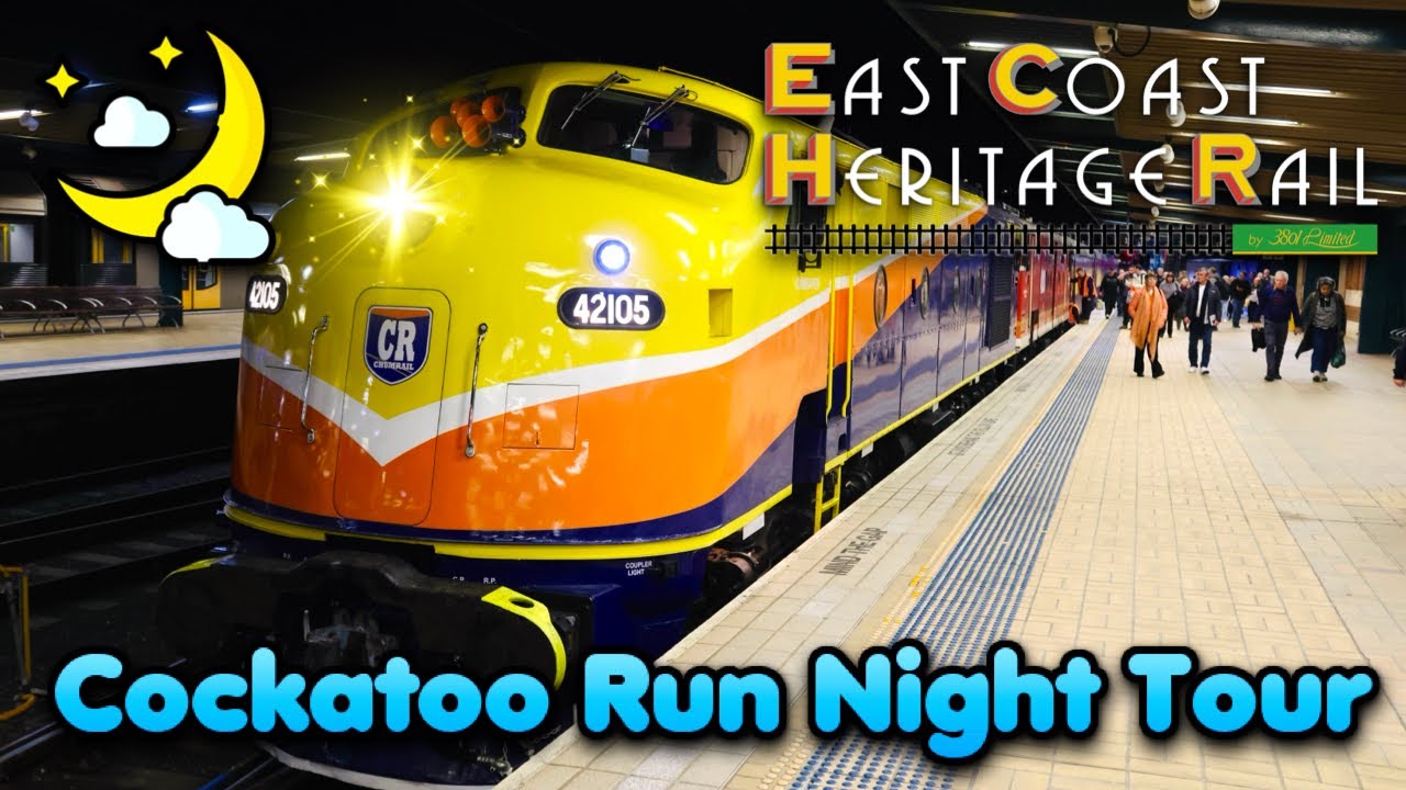 Diesel Locomotives 42103 & 42105 - Cockatoo Run Night Tour, 6th ...