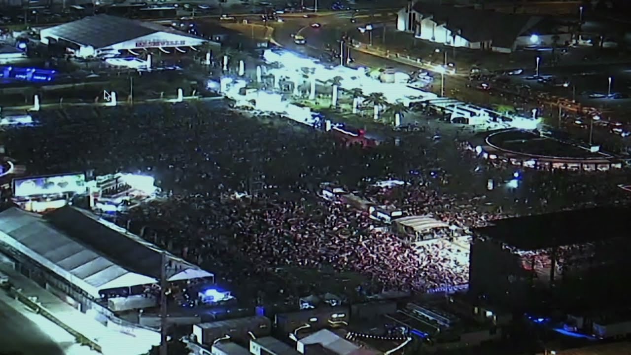 Surveillance Video Shows Chaos of Vegas Shooting - YouTube
