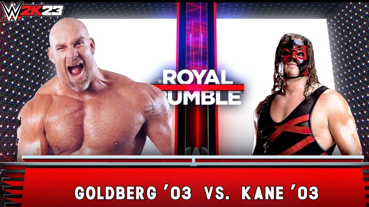 Full Match - Goldberg '03 vs. Kane '03: Royal Rumble: WWE 2K23 - YouTube