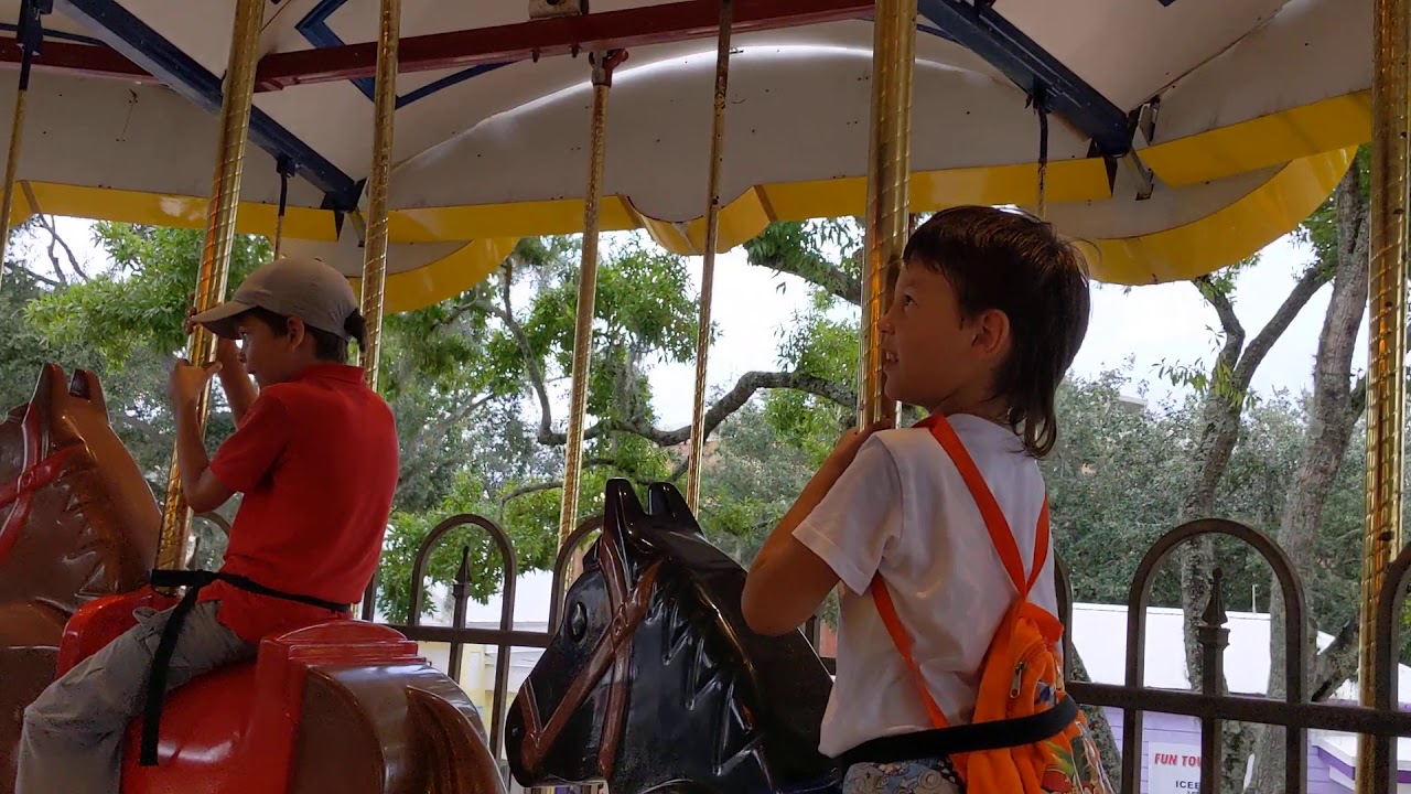 Carousel in Legoland, Florida - YouTube