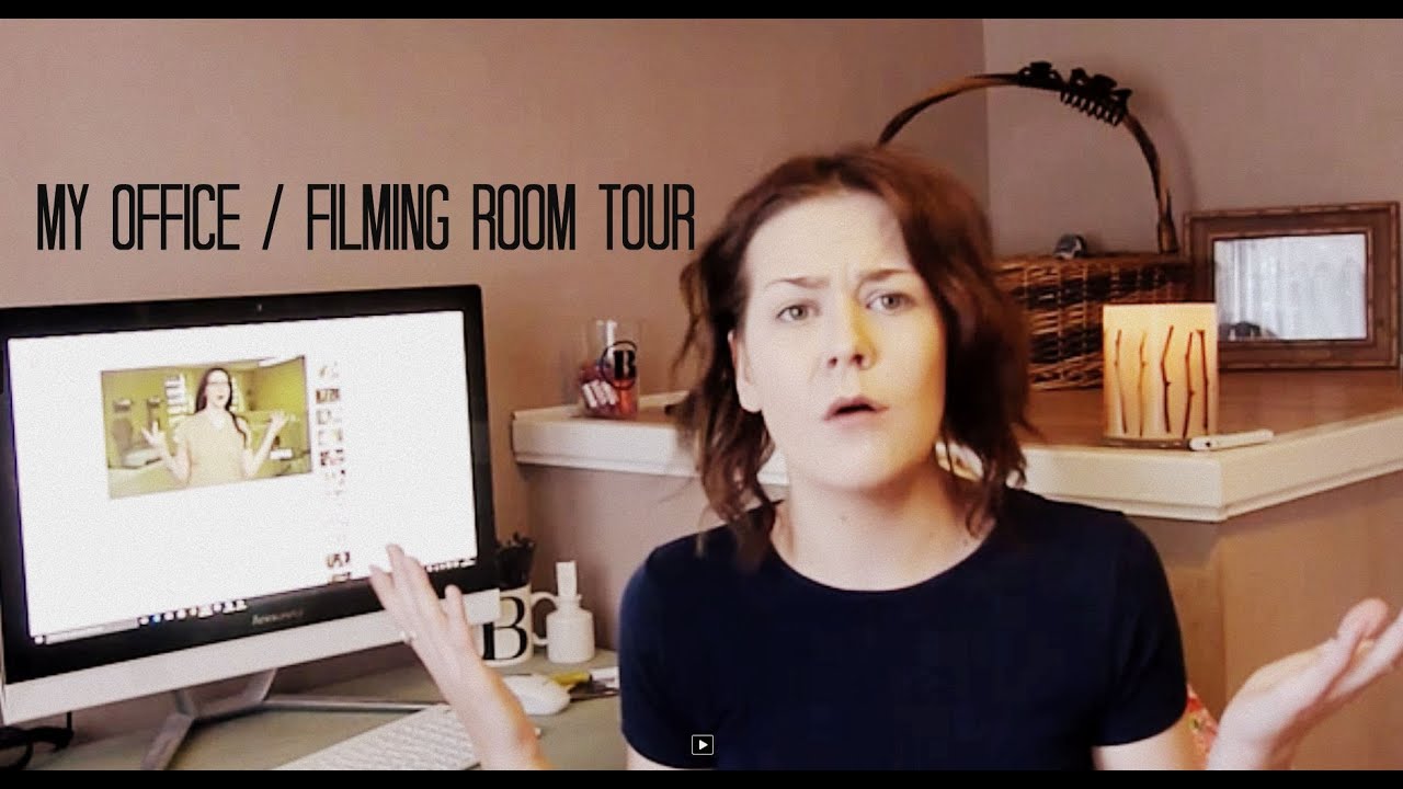 My Office / Filming Room Tour | Bryony Harris - YouTube