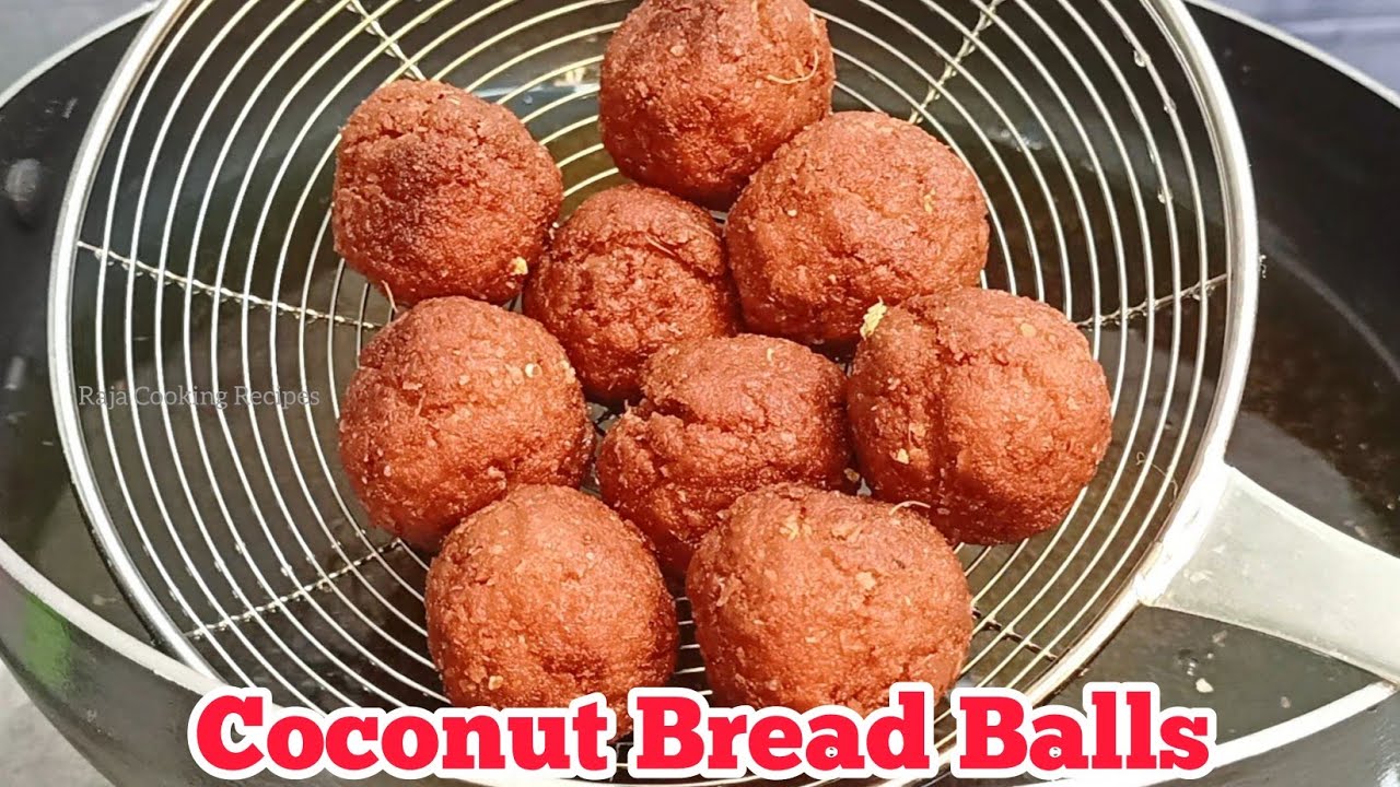 Simple Coconut Bread Balls || Bread Balls So Delicious || Most Try This ...