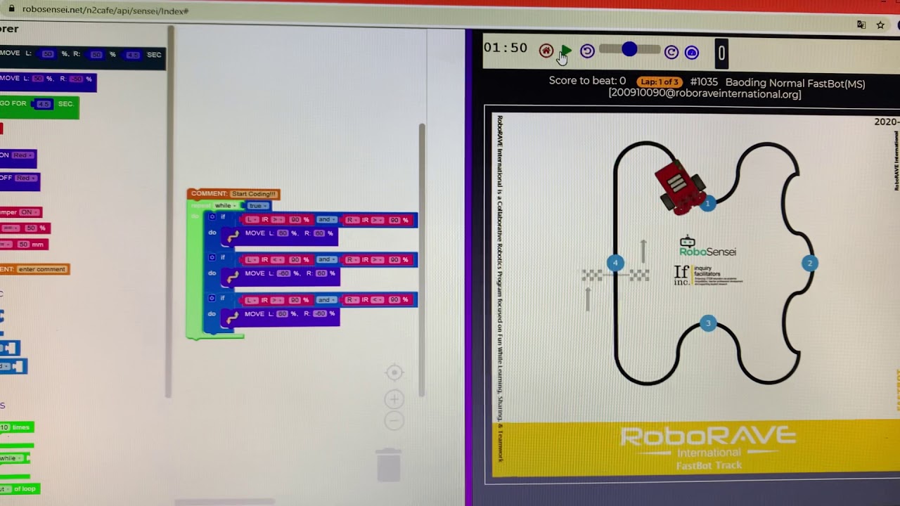 RoboSensei #1035- Boading Normal FastBot (MS) -Robótica - YouTube