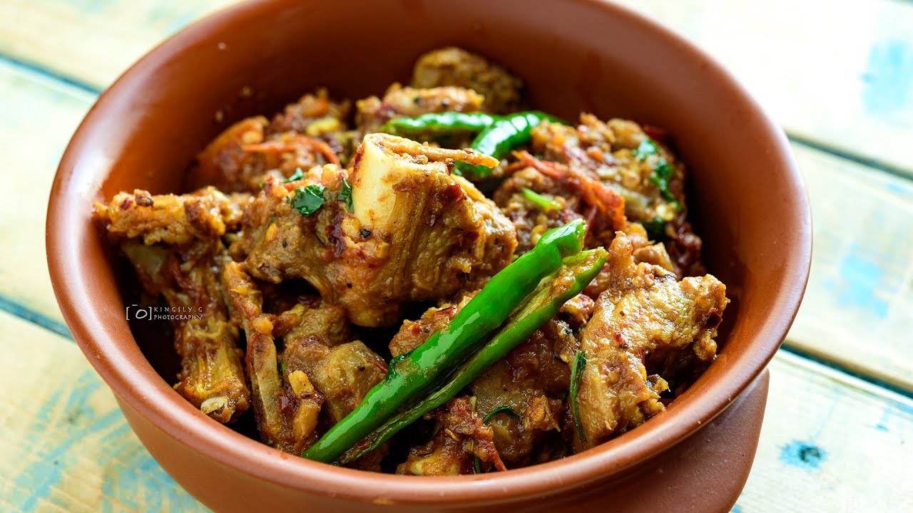 Mutton Kadai- Dry Version | mutton karahi - YouTube