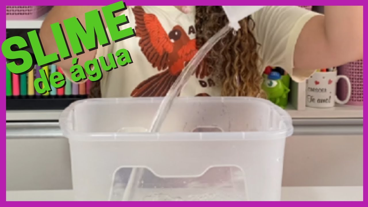 COMO FAZER SLIME COM ÁGUA - MARCELLA MUNIZ SLIME - YouTube