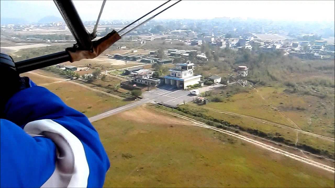NEPAL: Ultralight Trike Flight in Pokhara - YouTube