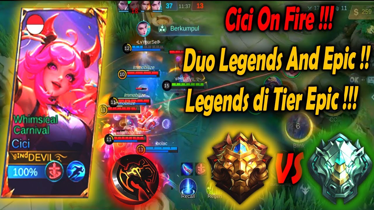 Cici New Hero Unstoppable 20 Kill Exp Lane || Cici || Build Top Global ...