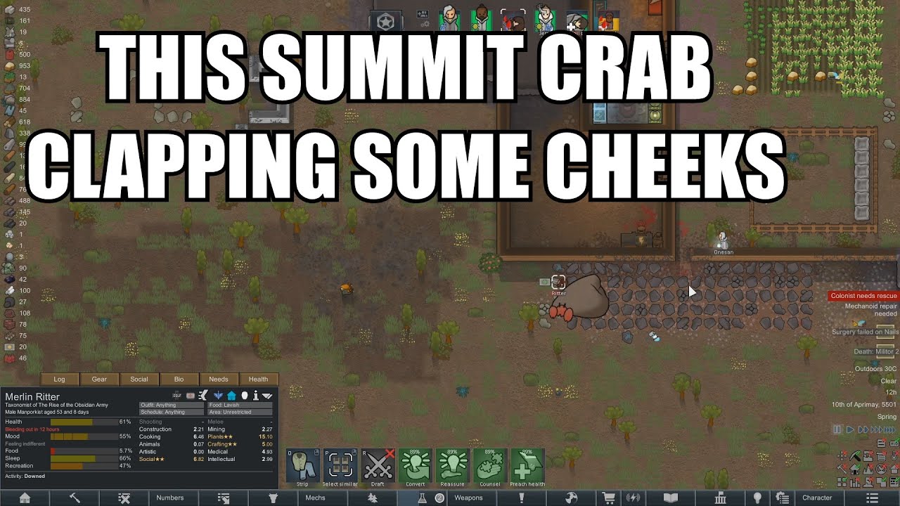 [Highlight] This Summit Crab Clapping Some Cheeks - YouTube