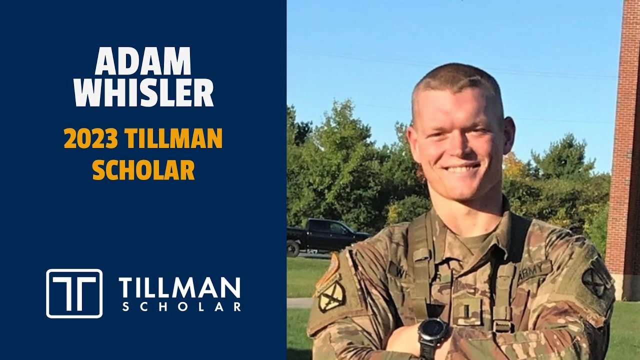 Adam Whisler | 2023 Tillman Scholar - YouTube