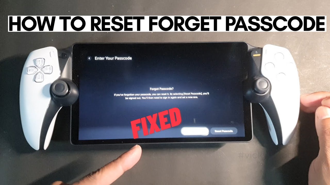 PlayStation Portal: Forgot Passcode? (The 2-Minute Reset Method) - YouTube