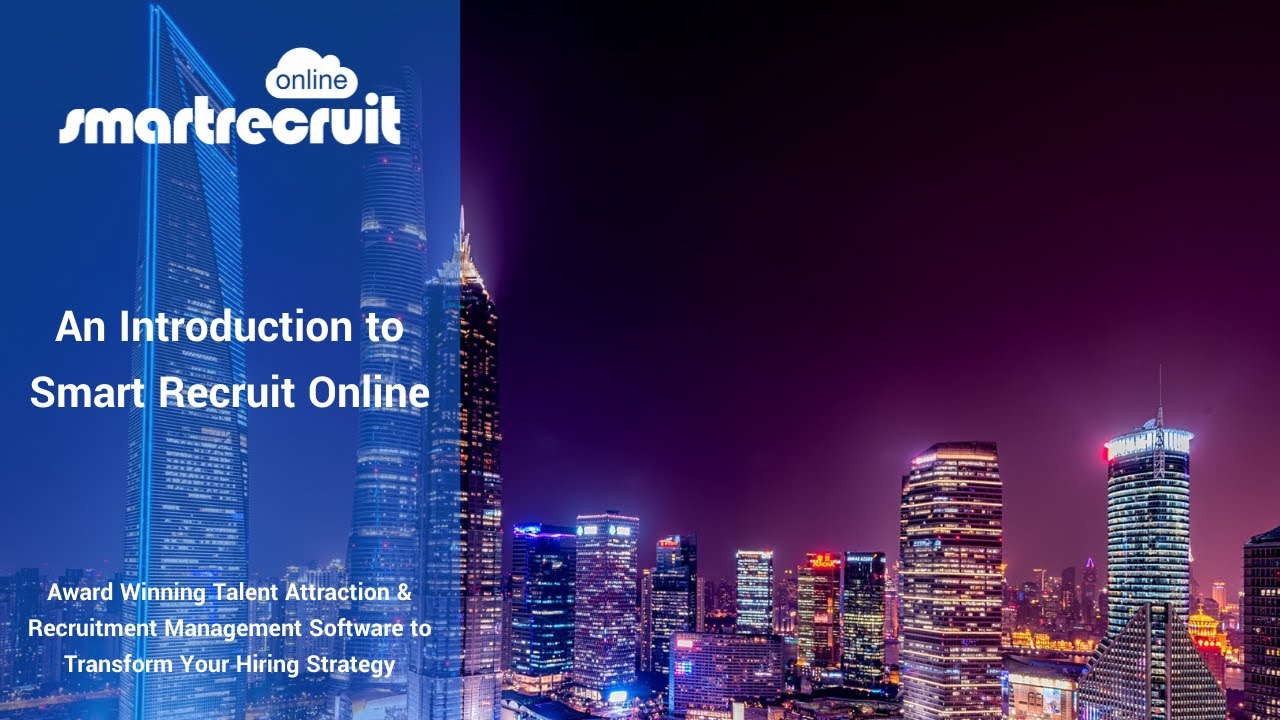 An Introduction to Smart Recruit Online - YouTube