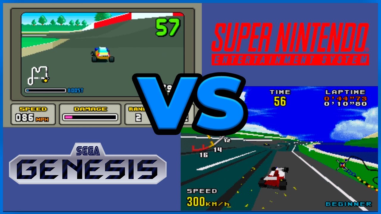Stunt Race FX(SNES) VS Virtua Racing(MD) - YouTube