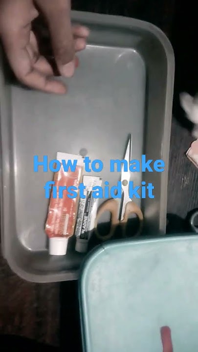How to make first aid kit😉😉 - YouTube