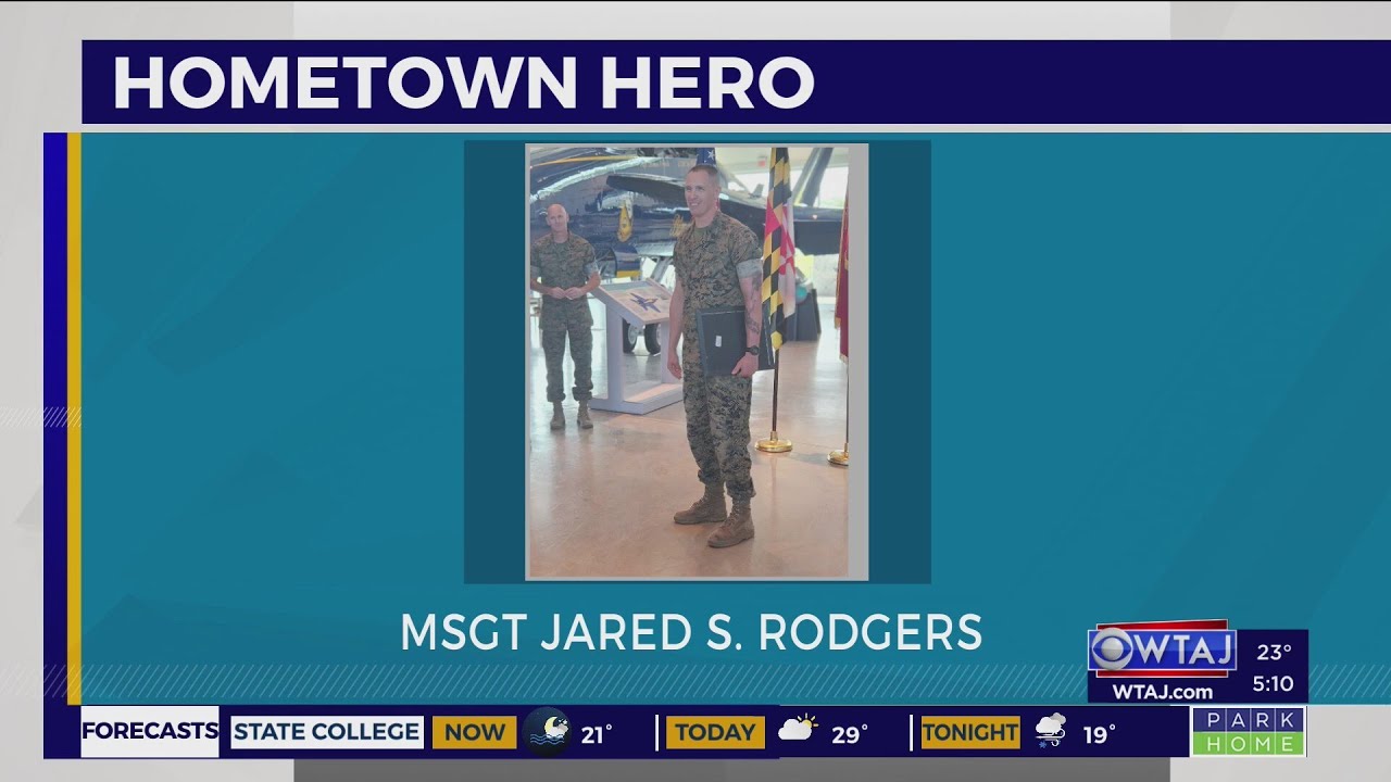 WTAJ's Hometown Heroes: MSGT Jared S. Rodgers - YouTube
