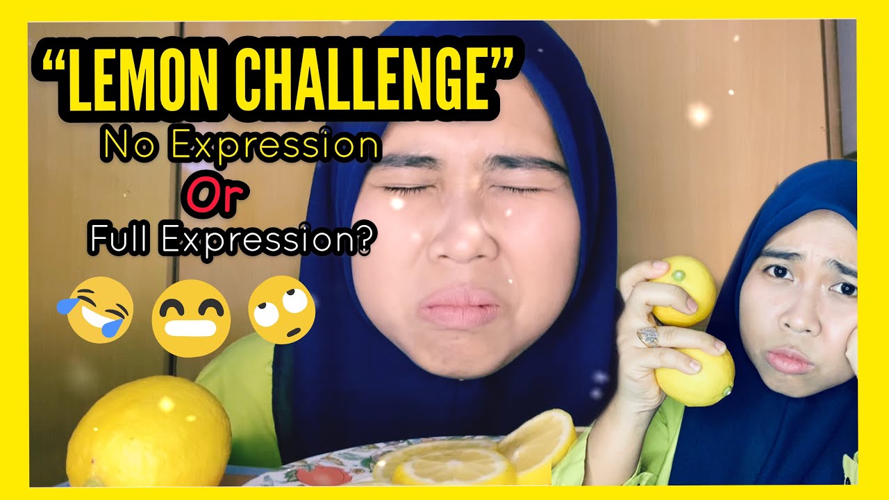 ⭕️LEMON CHALLENGE NO EXPRESSION | CHALLENGE ACCEPTED - YouTube