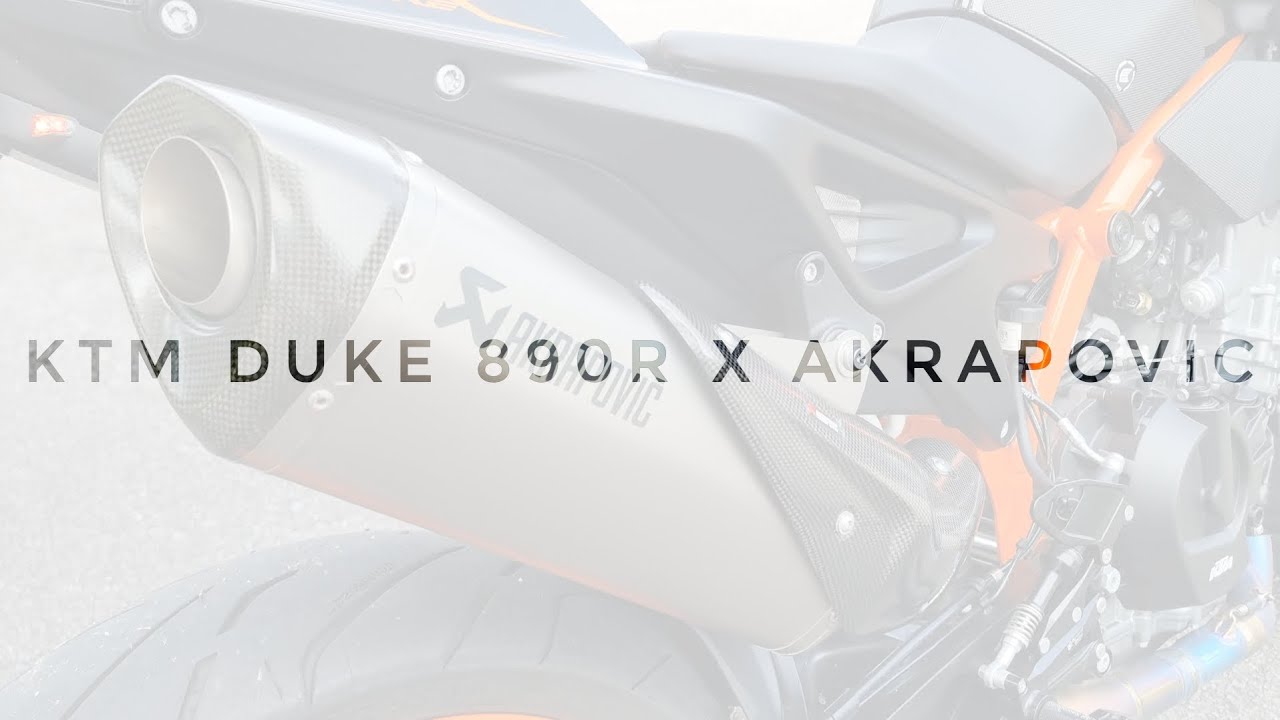 2023 KTM DUKE 890R! - Akrapovic Evolution Line - YouTube