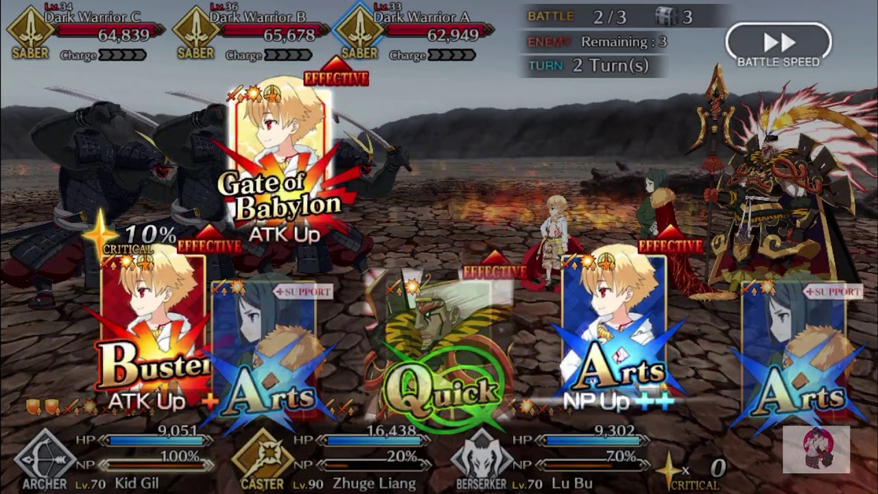 (FGO NA)=Hunting Quest= 3 Turn Farming drops=Claw of chaos y Refined ...