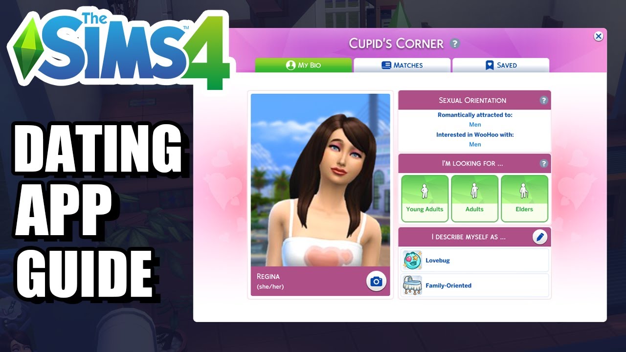 How To Use The Dating App (Lovestruck Tutorial) - The Sims 4 - YouTube