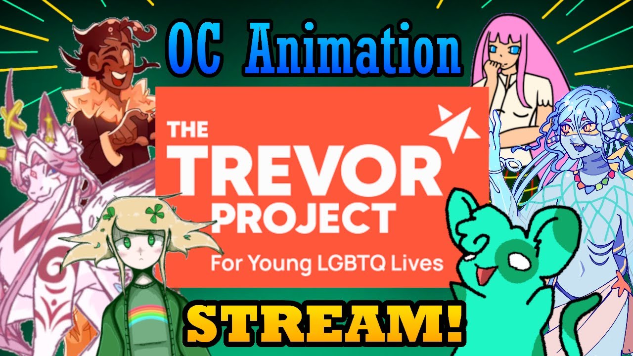 OC Animation Challenge Trevor Project Stream! #trevorproject # ...