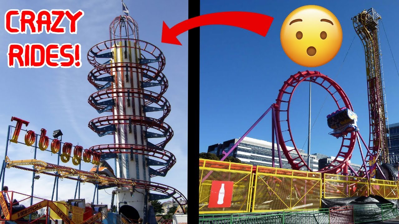 The CRAZIEST COASTERS & Rides In The WORLD! - YouTube