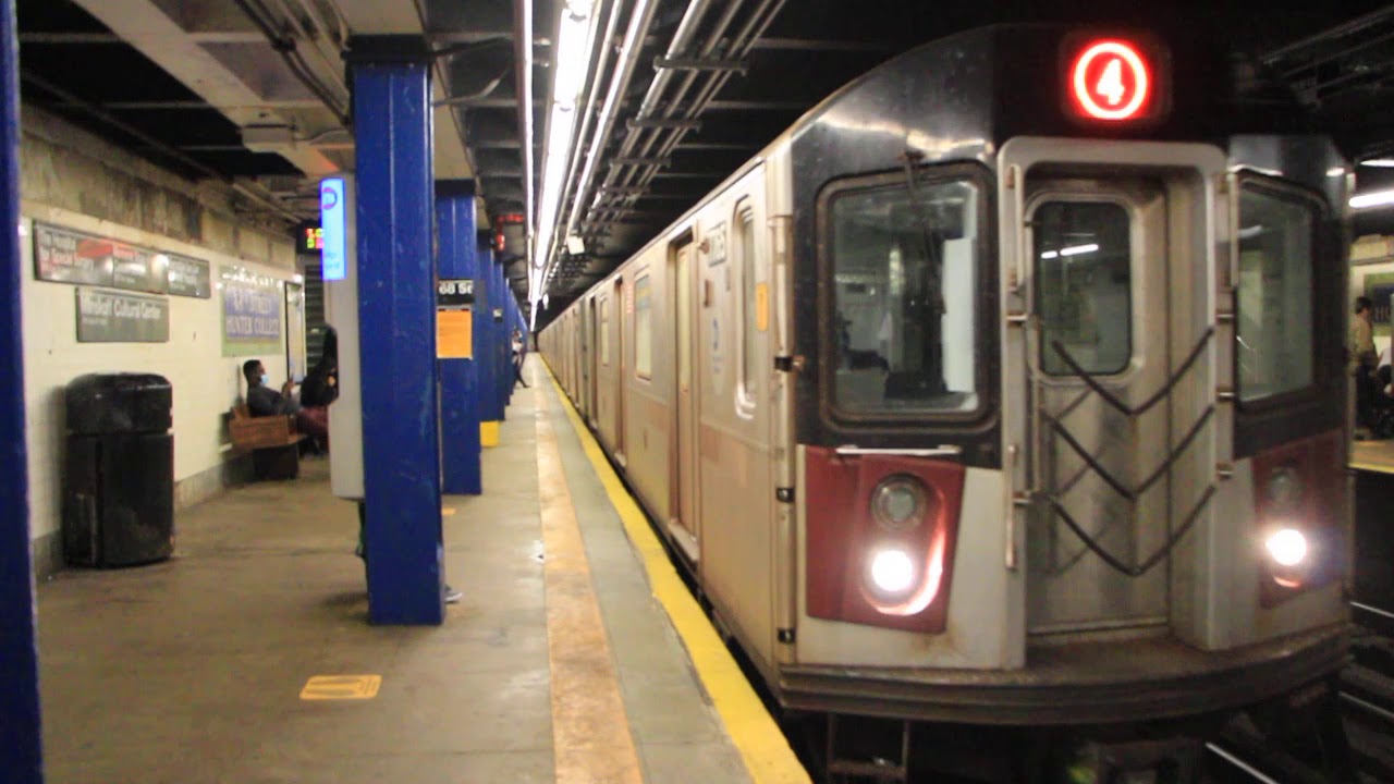 MTA New York City Subway: Brooklyn bound 4 local train @ 68th Street ...