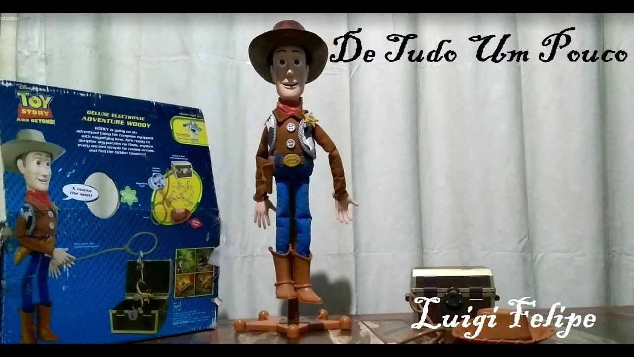 Toy Story and Beyond - Woody Aventureiro / Deluxe Electronic Adventure ...