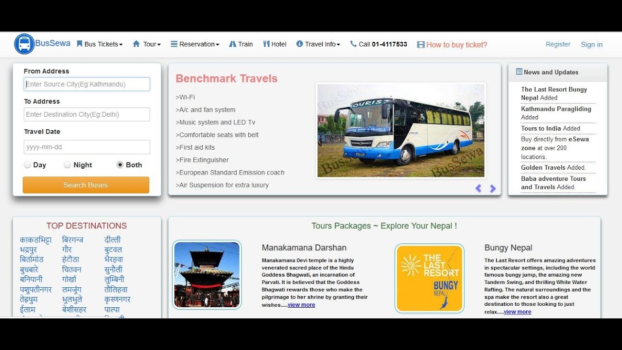 Buy Tickets Online From BusSewa - YouTube