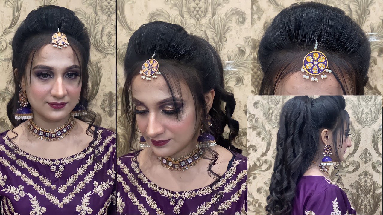 How to - Contour Broad Forehead tips and tricks for hairstyles - YouTube